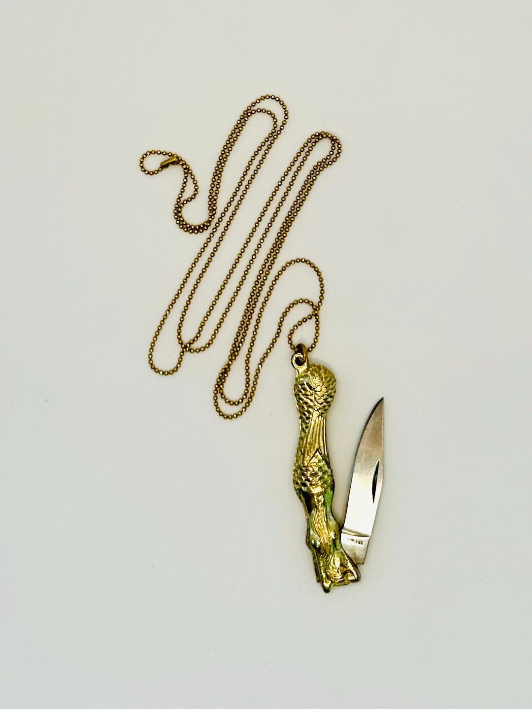 Vintage Mermaid Knife Necklace - Etsy