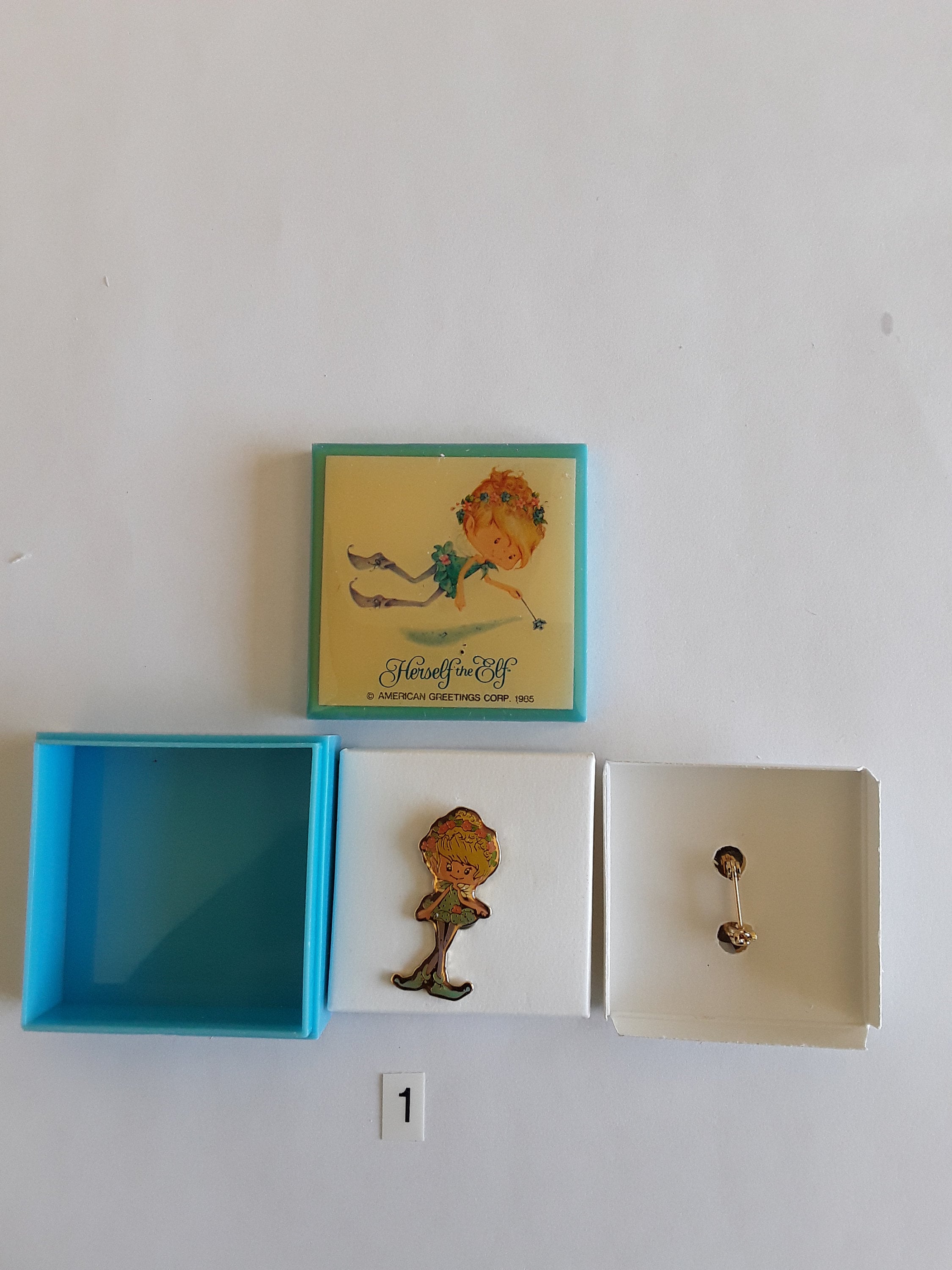 Vintage 80s Herself the Elf Enamel Pins - Etsy