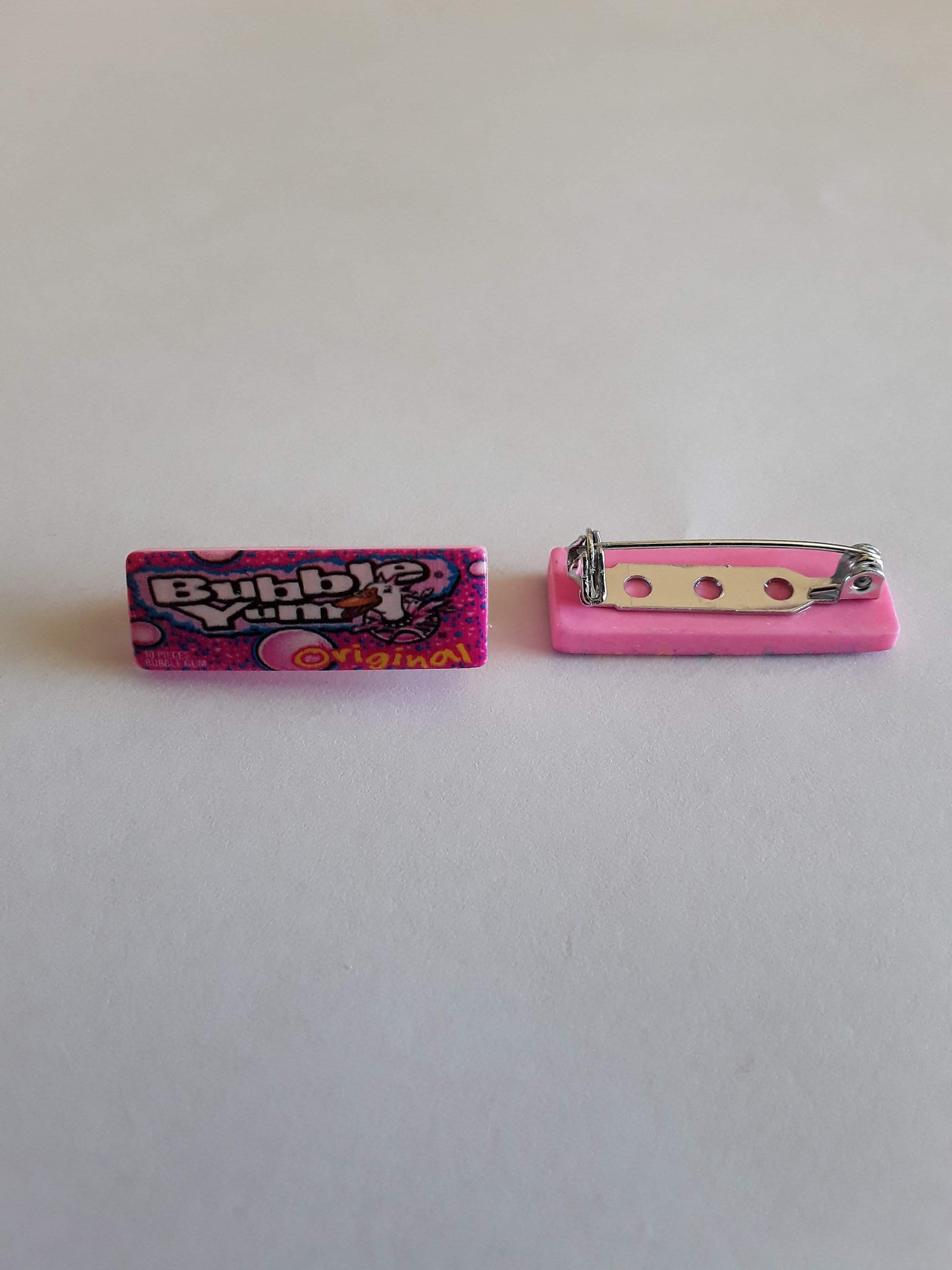 Kawaii Resin Bubble Gum Pack Pins - Etsy