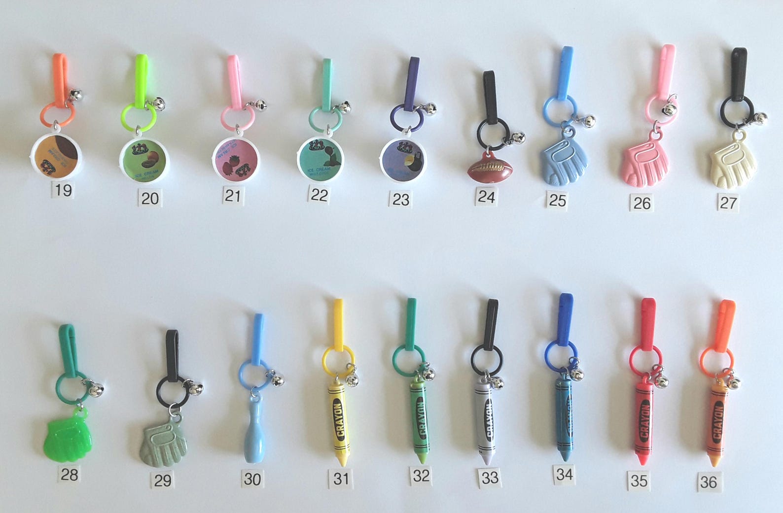 Retro 80s Bell Charm Assortment #2 - Etsy