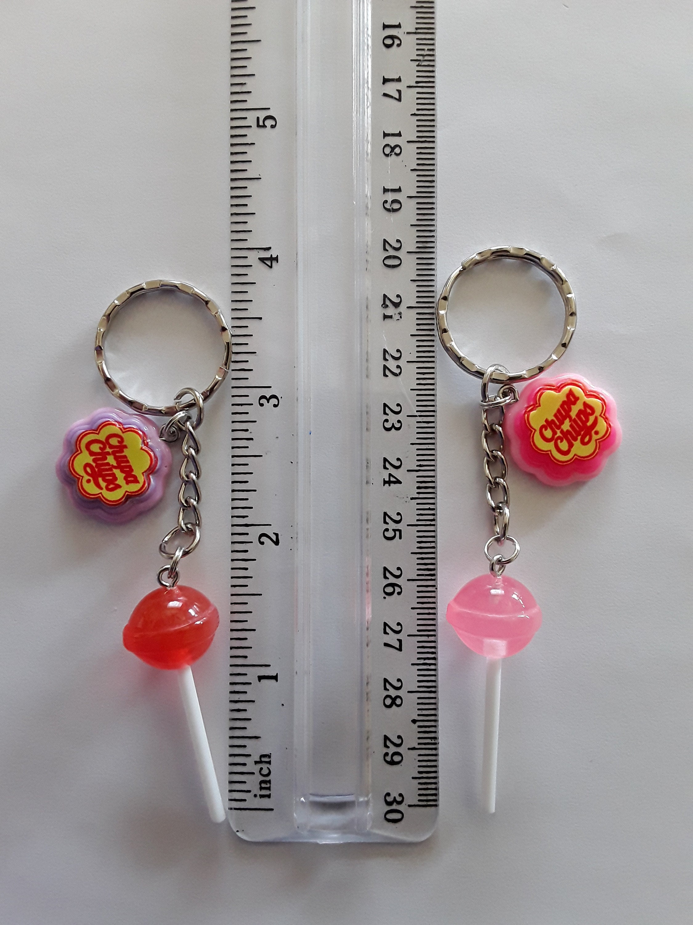 Resin Chupa Chups Inspired Keychains - Etsy
