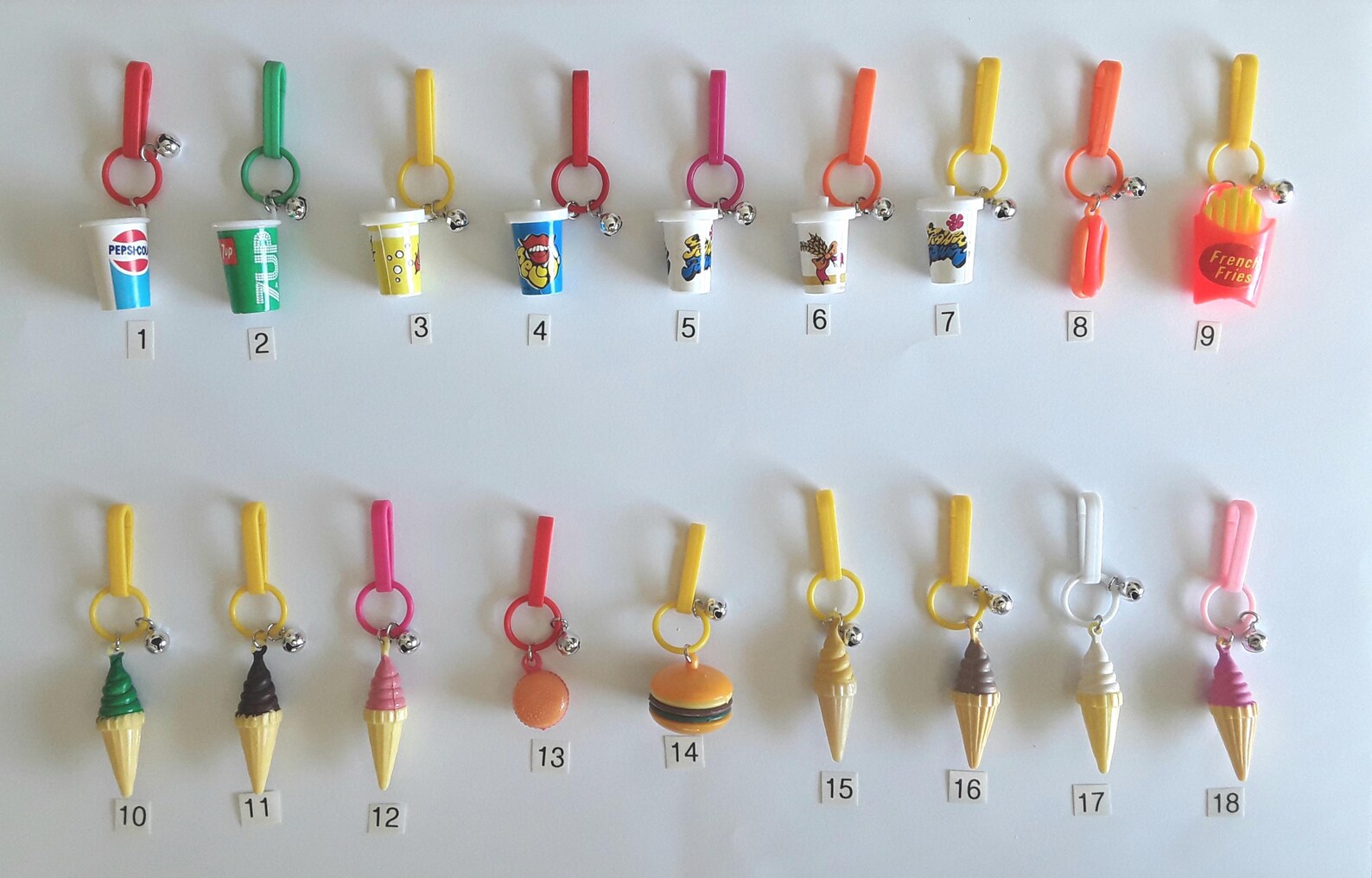 Retro 80s Bell Charm Assortment #2 - Etsy