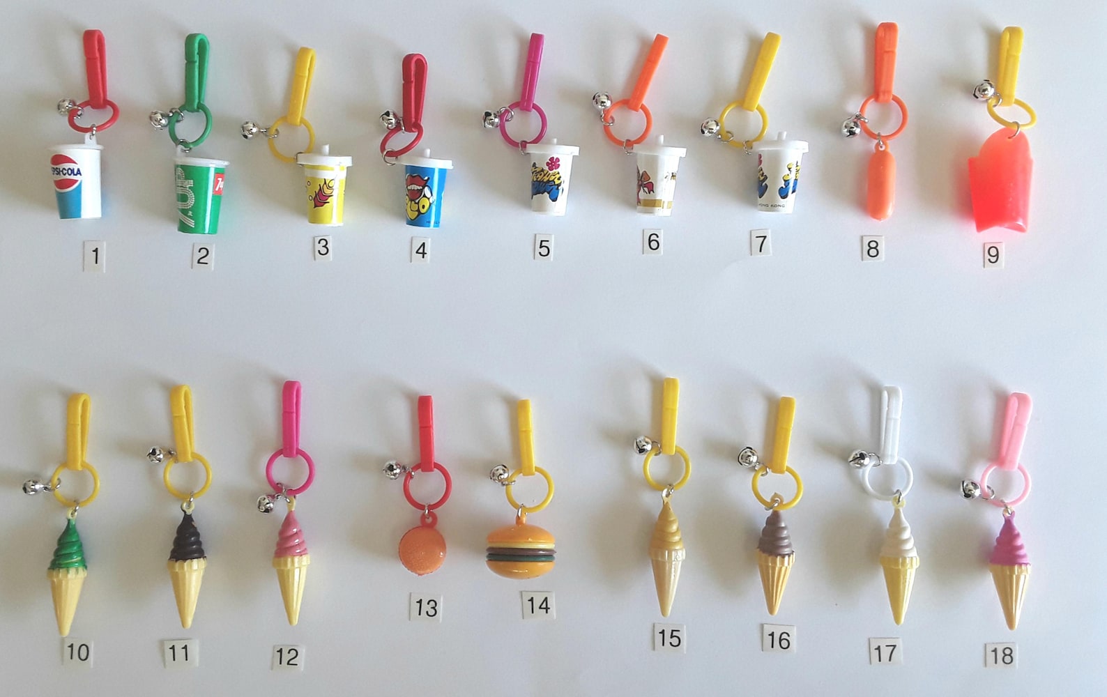 Retro 80s Bell Charm Assortment #2 - Etsy