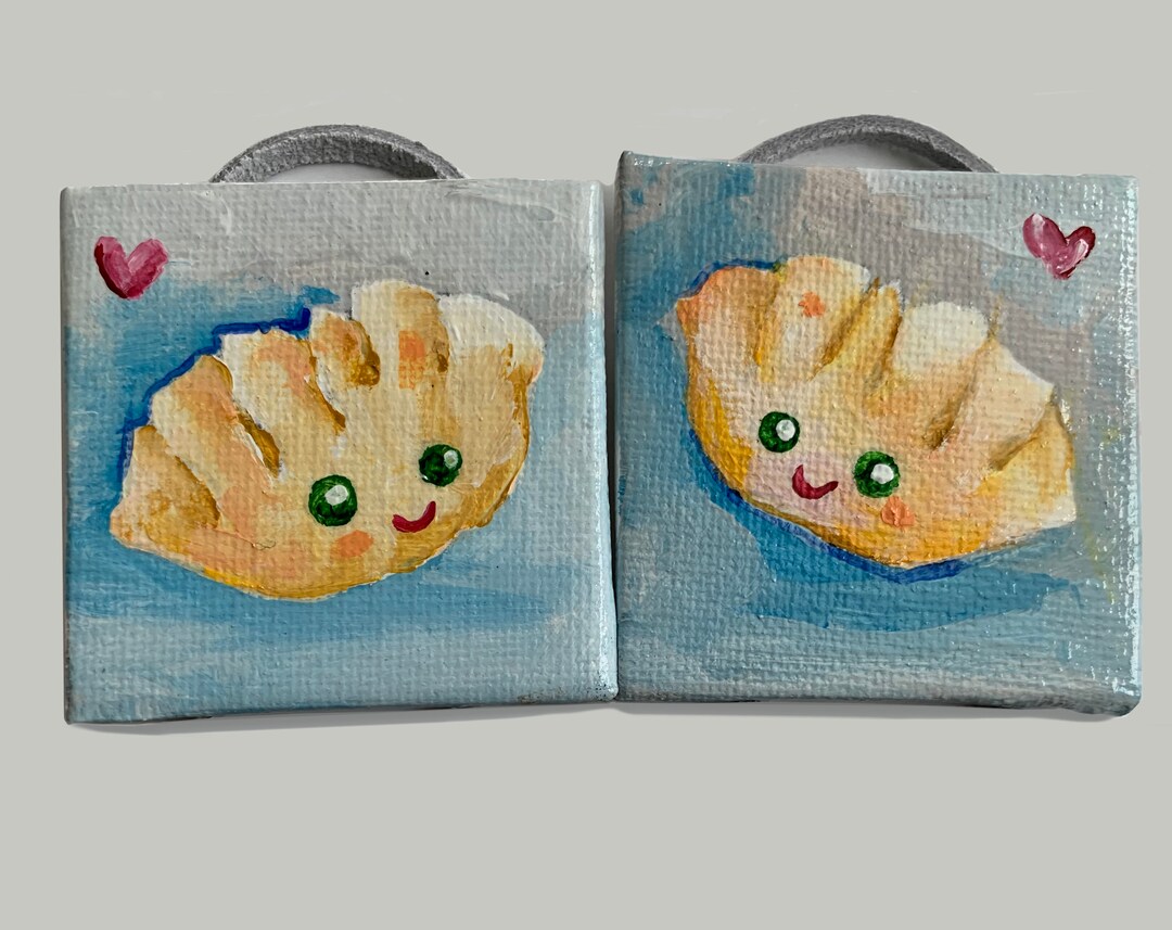 Float Sweet Dumpling Smiling Dumplings Fun Food With Faces - Etsy