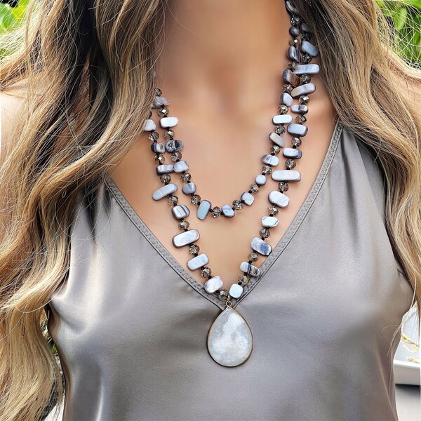 Double Wrap Necklace - Etsy