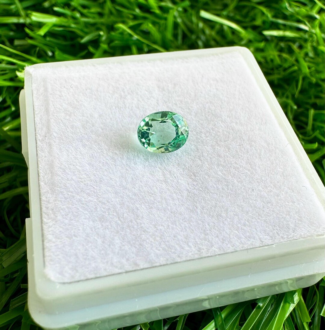 Natural Emerald No Oil Clean 5x4x3mm Oval Loose Gemstone, Genuine ...