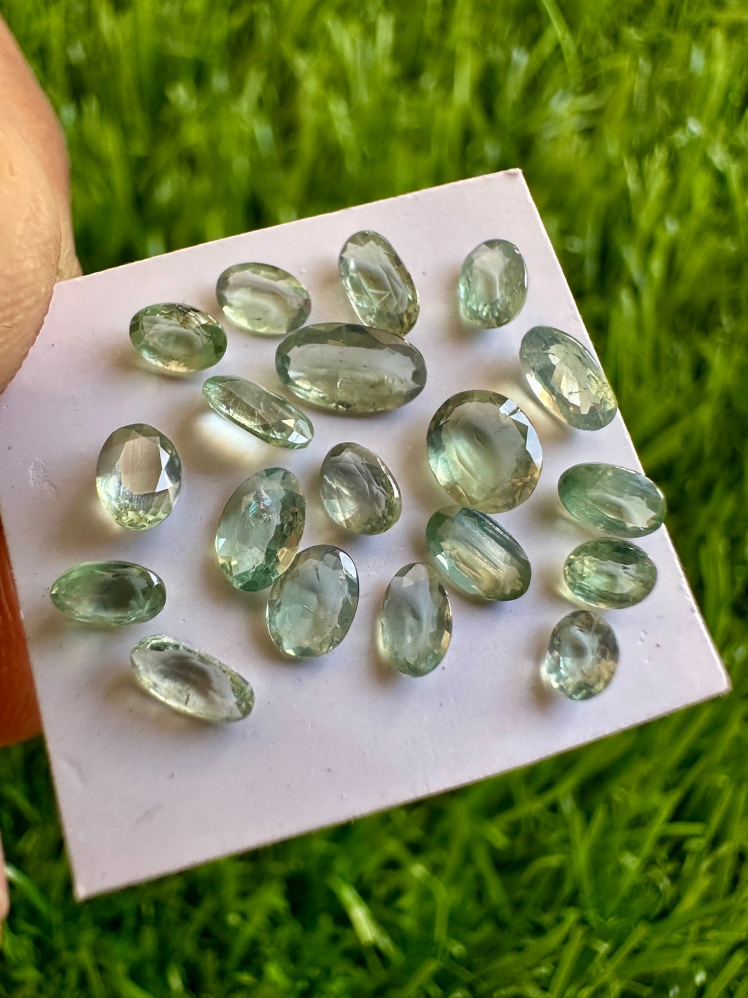 Natural Oval Alexandrite Faceted Stone 19pcs Lot - Faceted Alexandrite ...