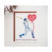 Shohei Ohtani Valentine's Day Baseball Player Illustration Card / No 2 ...