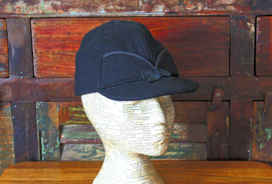 Vintage 1940s Wool Elmer Fudd Hat With Ear Flaps (size 6-3/4) - Etsy