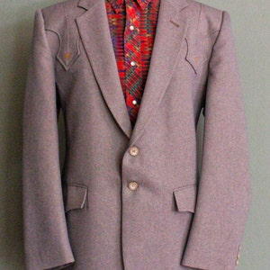 1960's-70's Wool Blend Vintage Men's Cowboy Sport Coat Jacket by ...