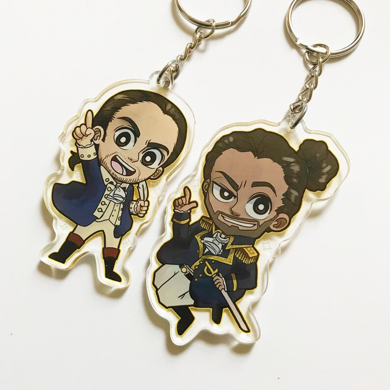 Hamilton Musical Acrylic Charm / Keychain Alexander Hamilton | Etsy