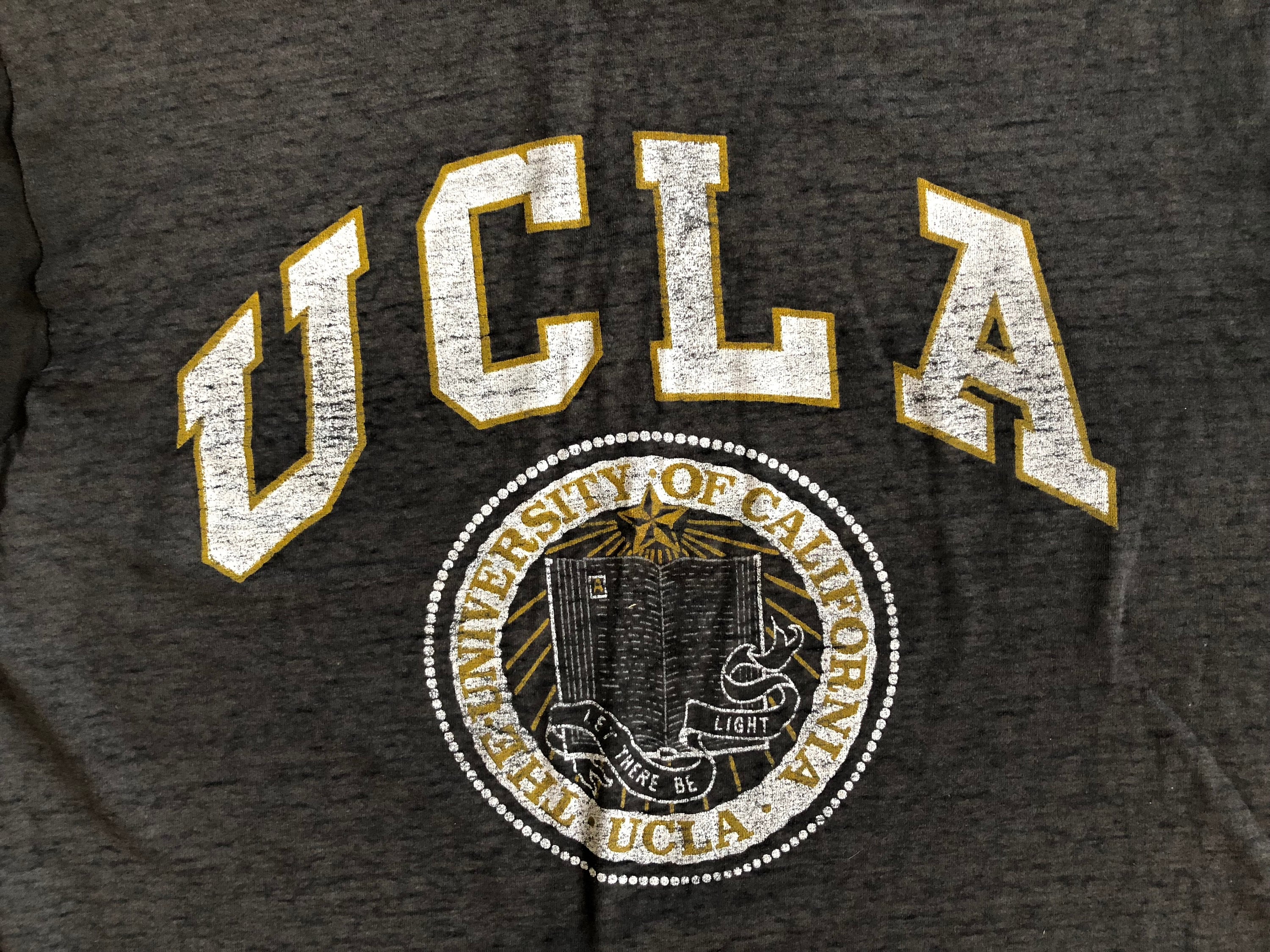 Vintage UCLA Let There Be Light University Seal Cut-off - Etsy España