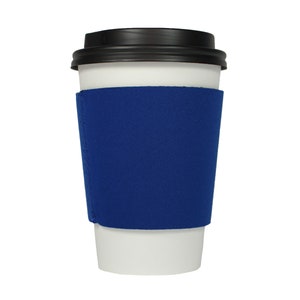 25 Blank Coffee Sleeves, Royal Blue NEOPRENE Coffee Sleeves, Solo® Cup ...