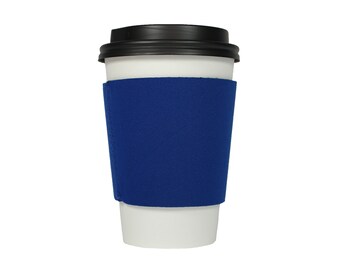 25 Blank Coffee Sleeves Royal Blue NEOPRENE Coffee Sleeves - Etsy