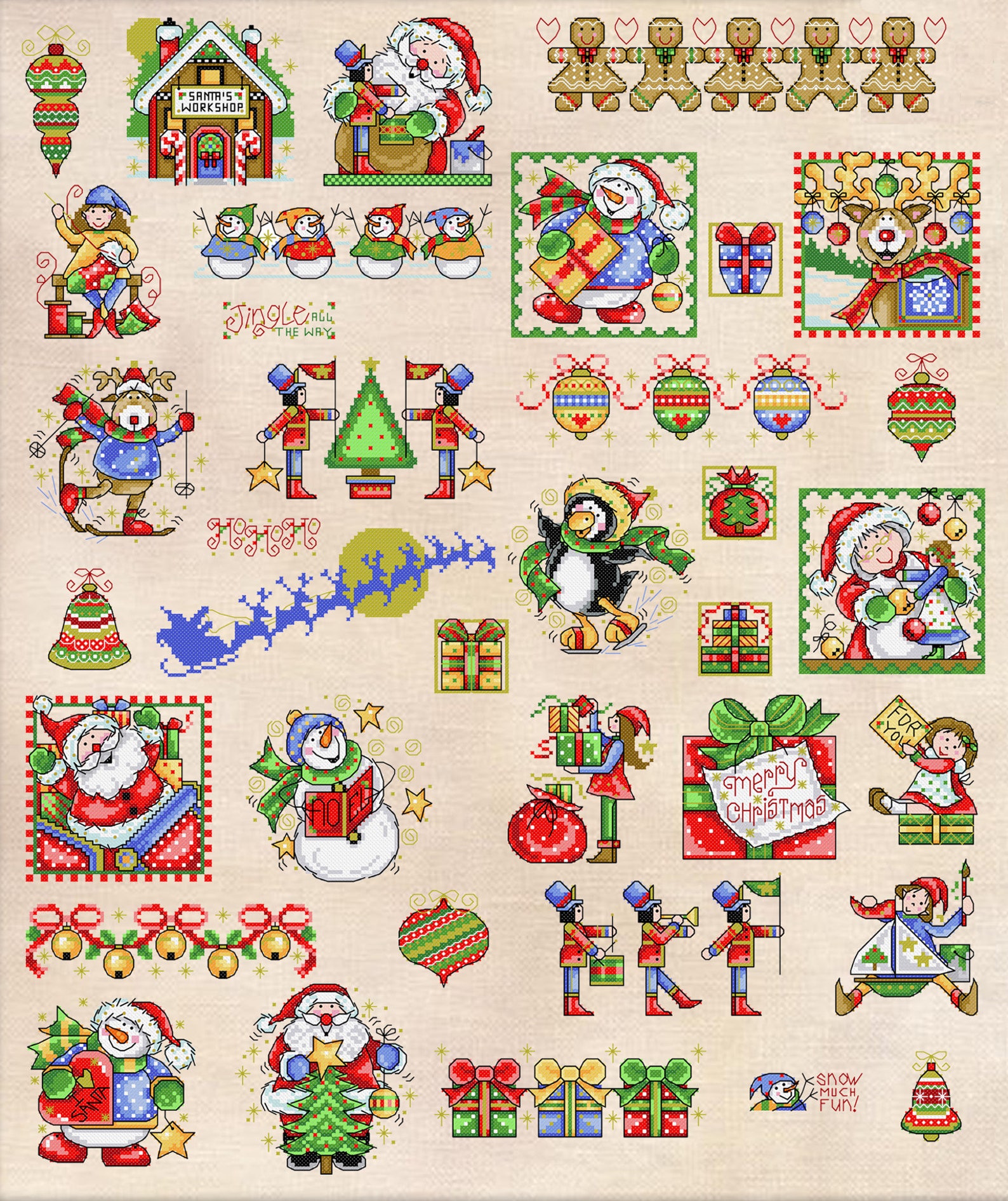 Jingle Bells Collection Chart - Etsy UK