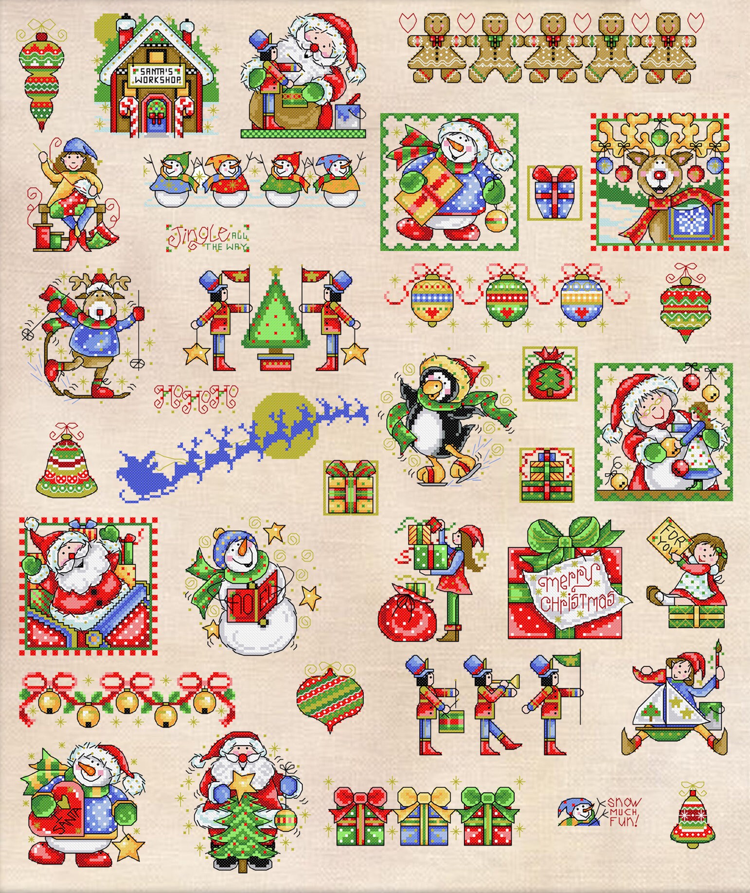 Jingle Bells Collection Chart - Etsy UK