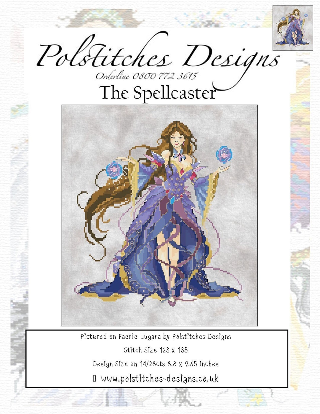 Spellcaster Stitch Chart - PDF - Etsy