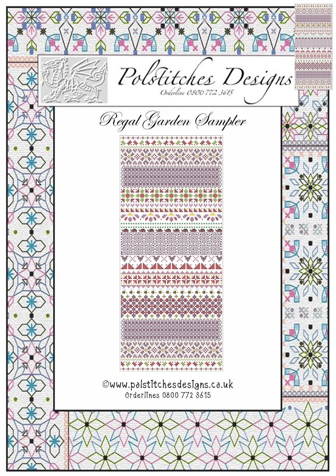 Royal Garden Sampler - Etsy