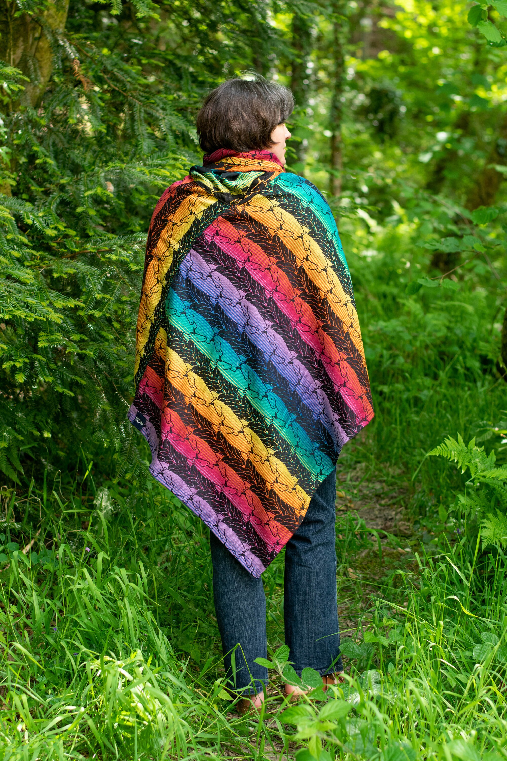 Rainbow Unicorn Poncho - Etsy