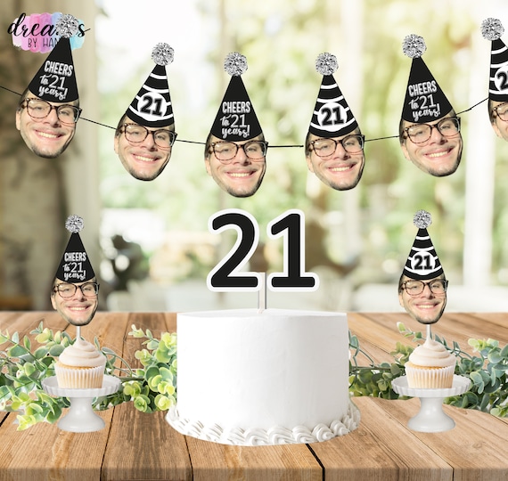 Personalized Photo Banner Face Banner Photo Birthday Banner - Etsy