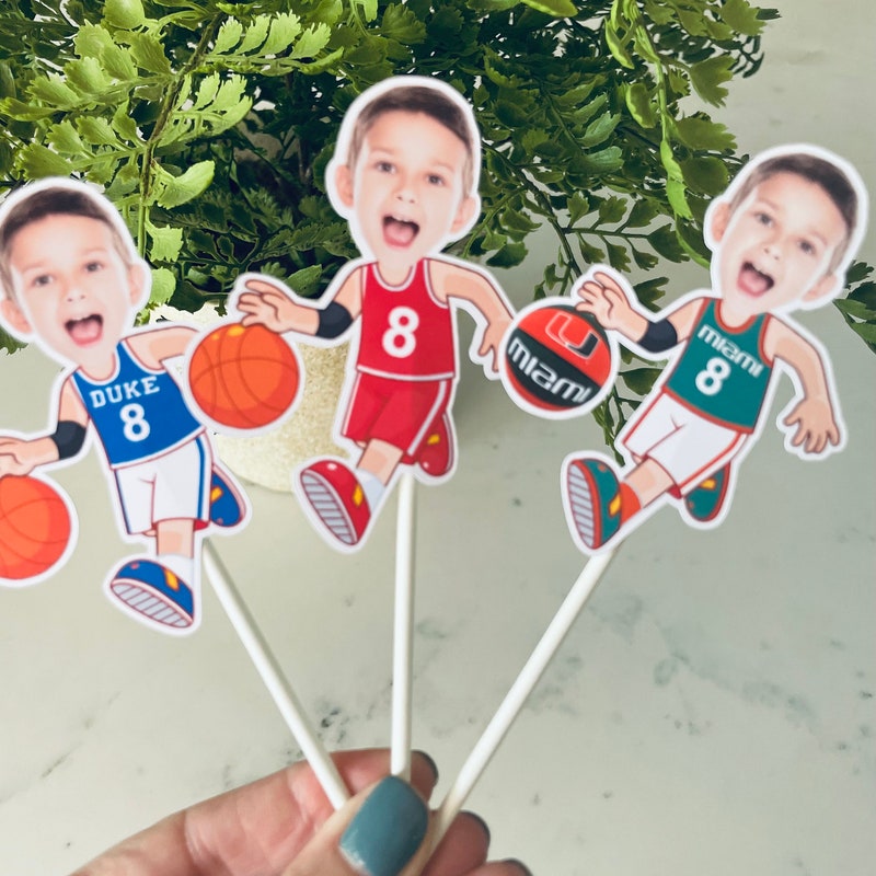 Basketball Cake Topper - Etsy