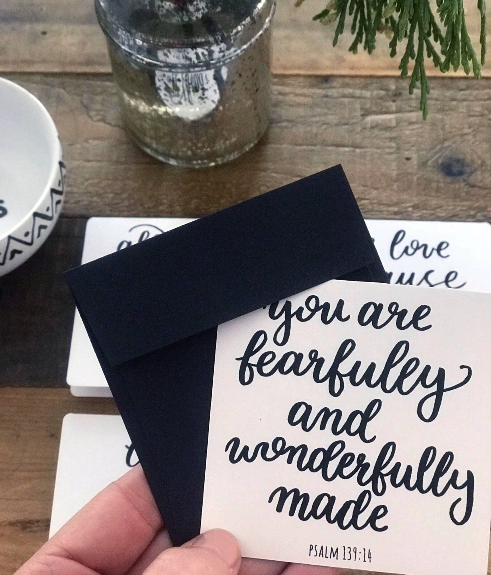 Bible Verses Mini Note Card Greeting Card Bible Verse Card - Etsy