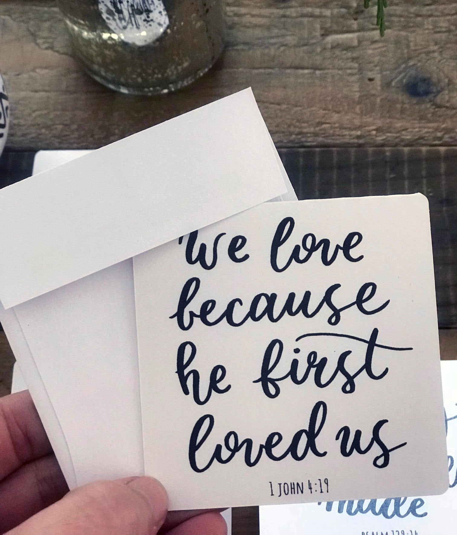 Bible Verses Mini Note Card Greeting Card Bible Verse Card - Etsy