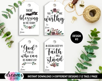 Christian Gift Tags | Etsy