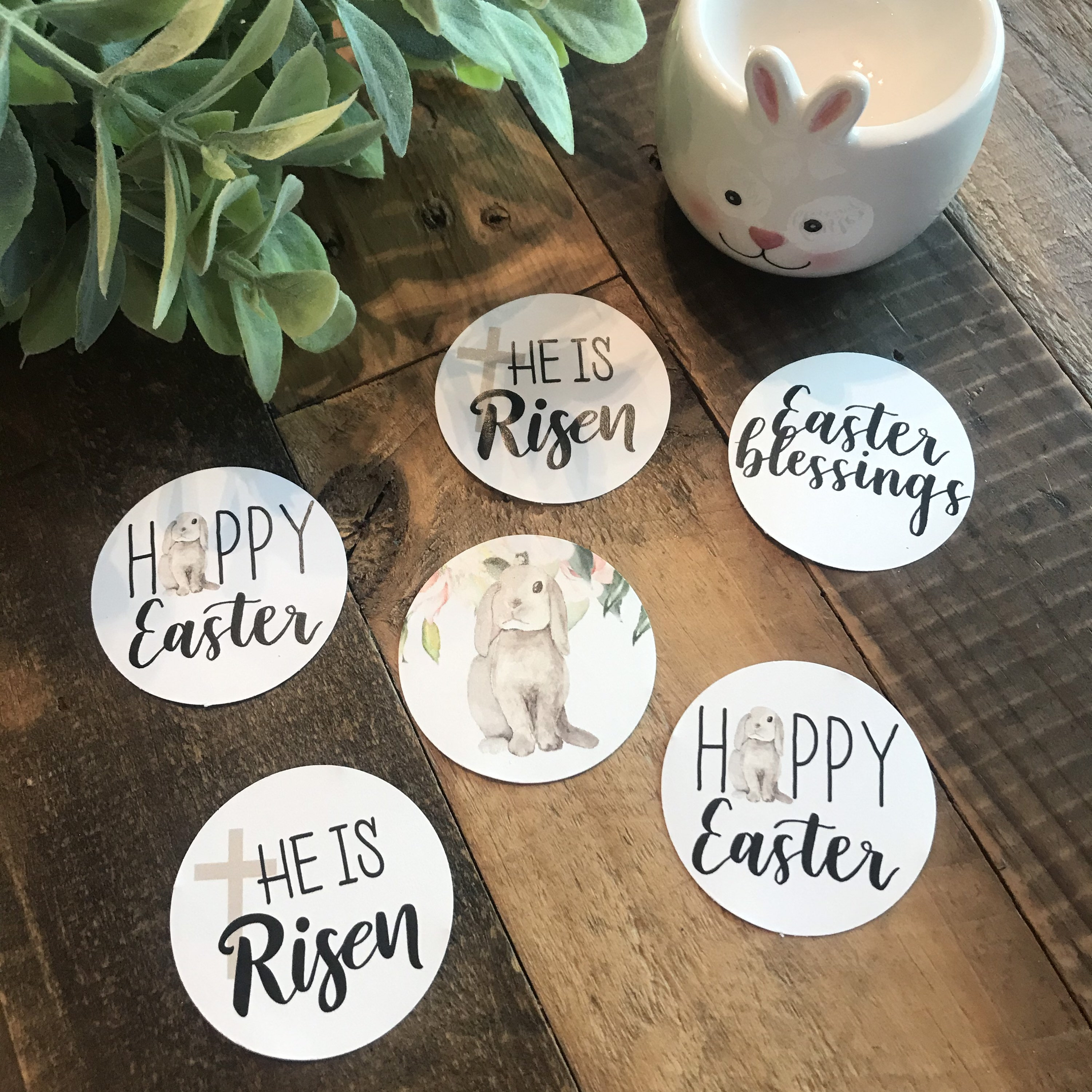 Printable Easter Toppers Easter Cupcake Toppers Easter Bunny - Etsy