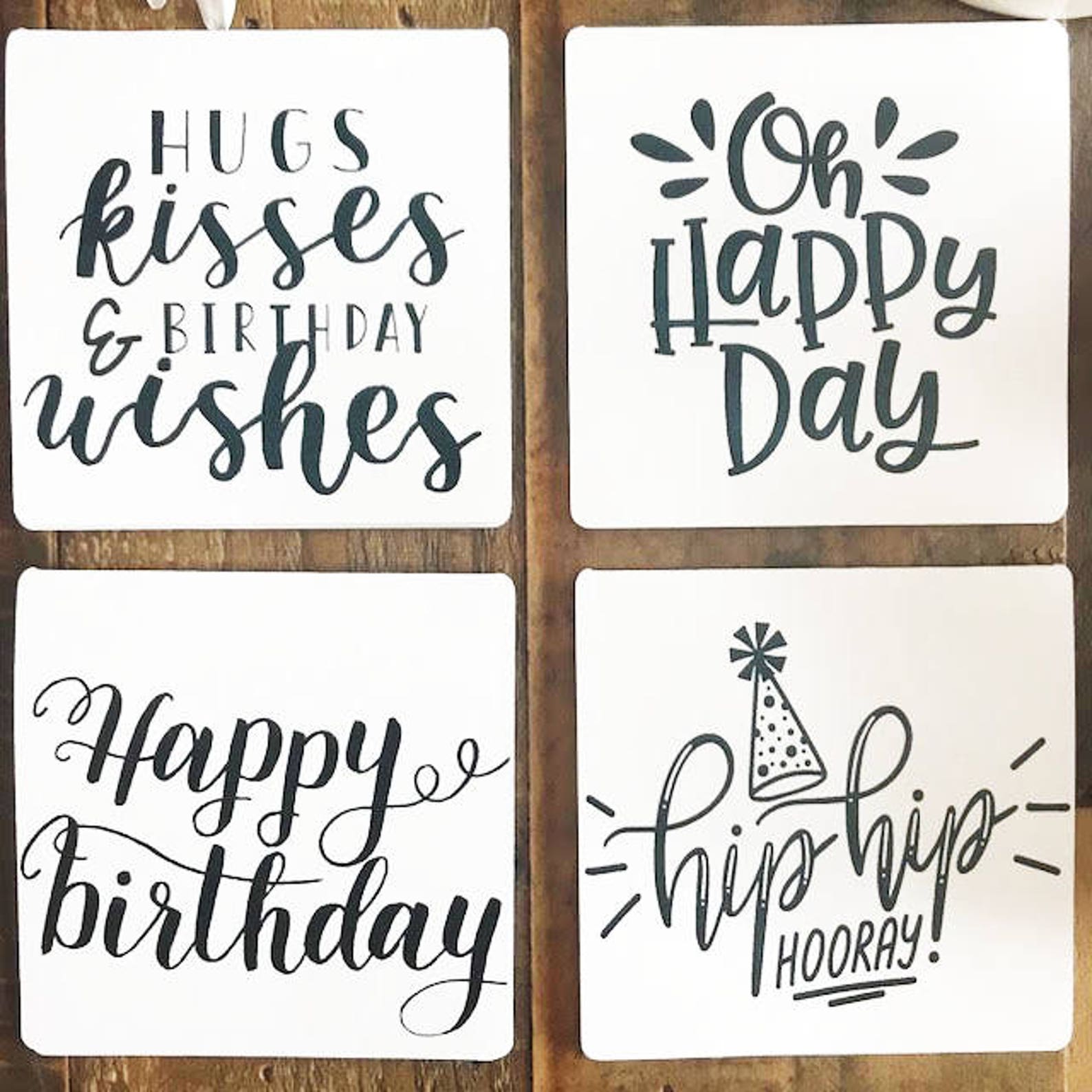 Mini Note Card Greeting Card Birthday Wishes Card Set - Etsy