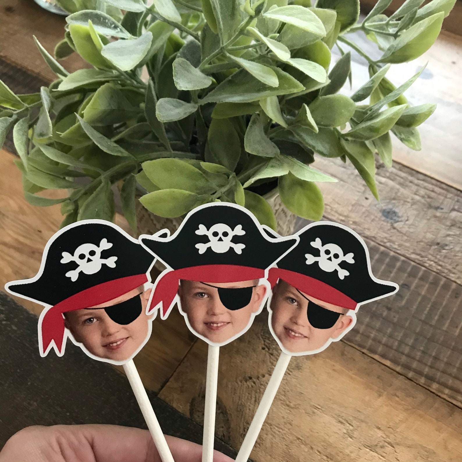 Pirate Cupcake Toppers Dessert Toppers Photo Cupcake | Etsy