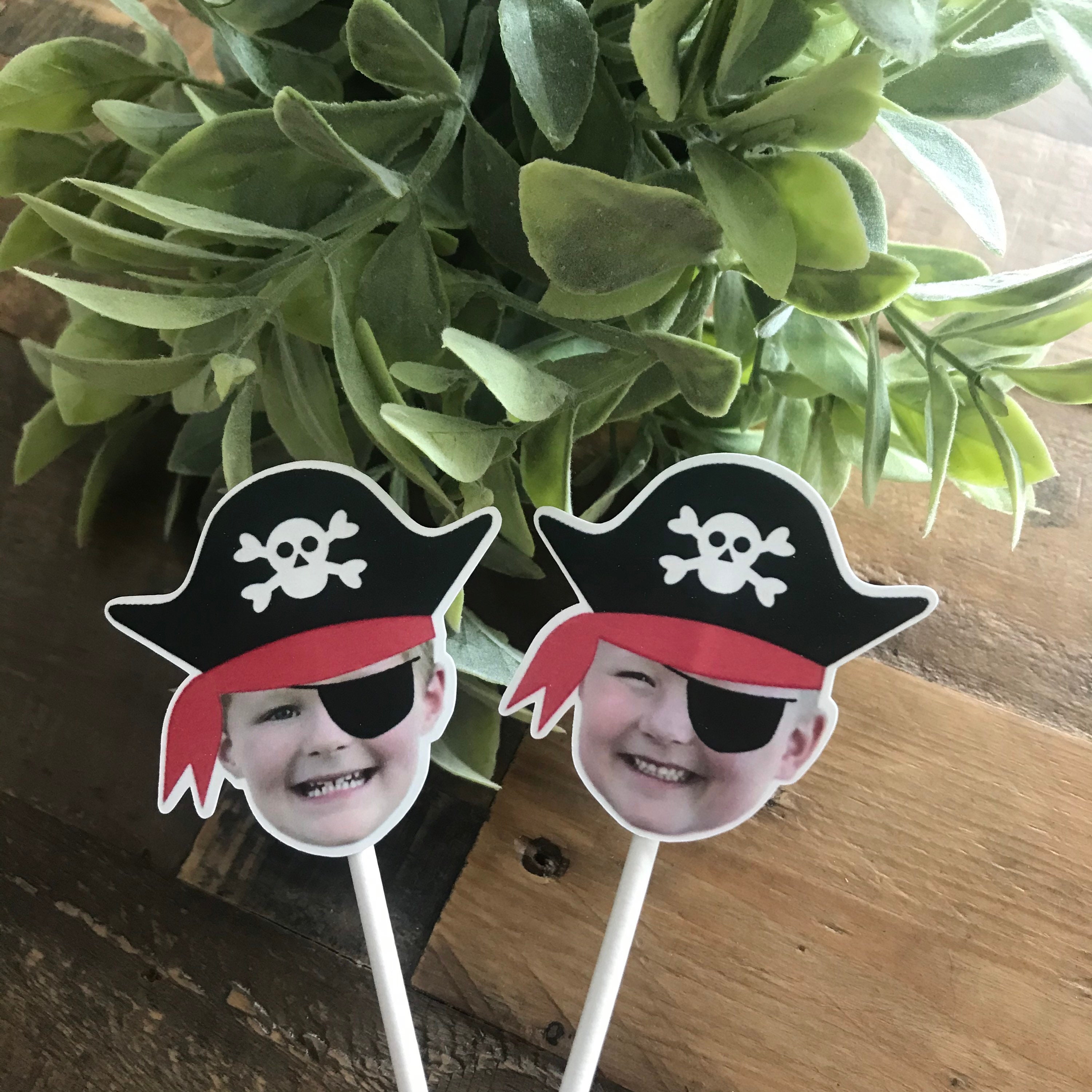 Pirate Cupcake Toppers Dessert Toppers Photo Cupcake | Etsy