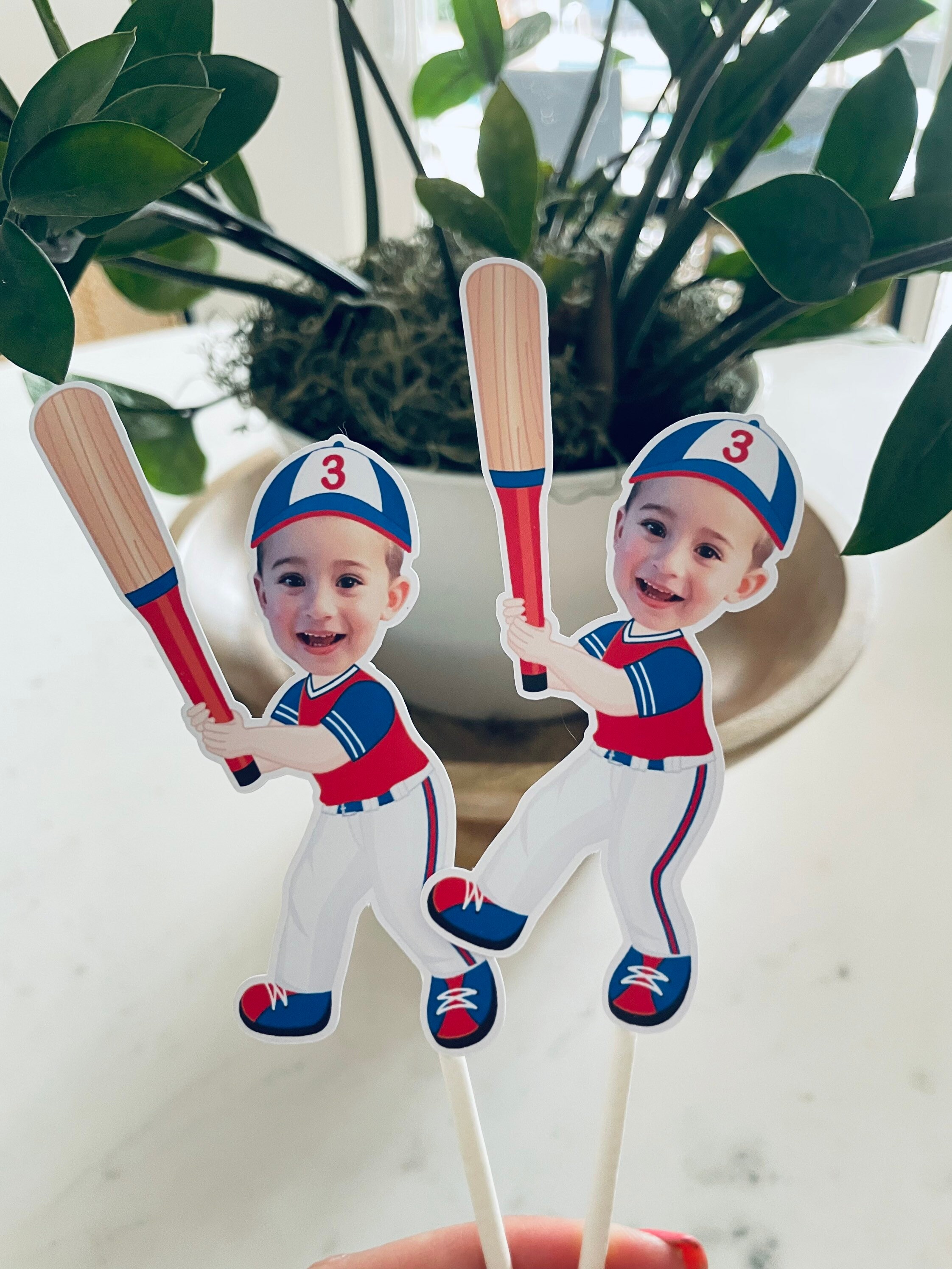 NEW Baseball Inspired Photo Toppers Baseball Cap Photo - Etsy