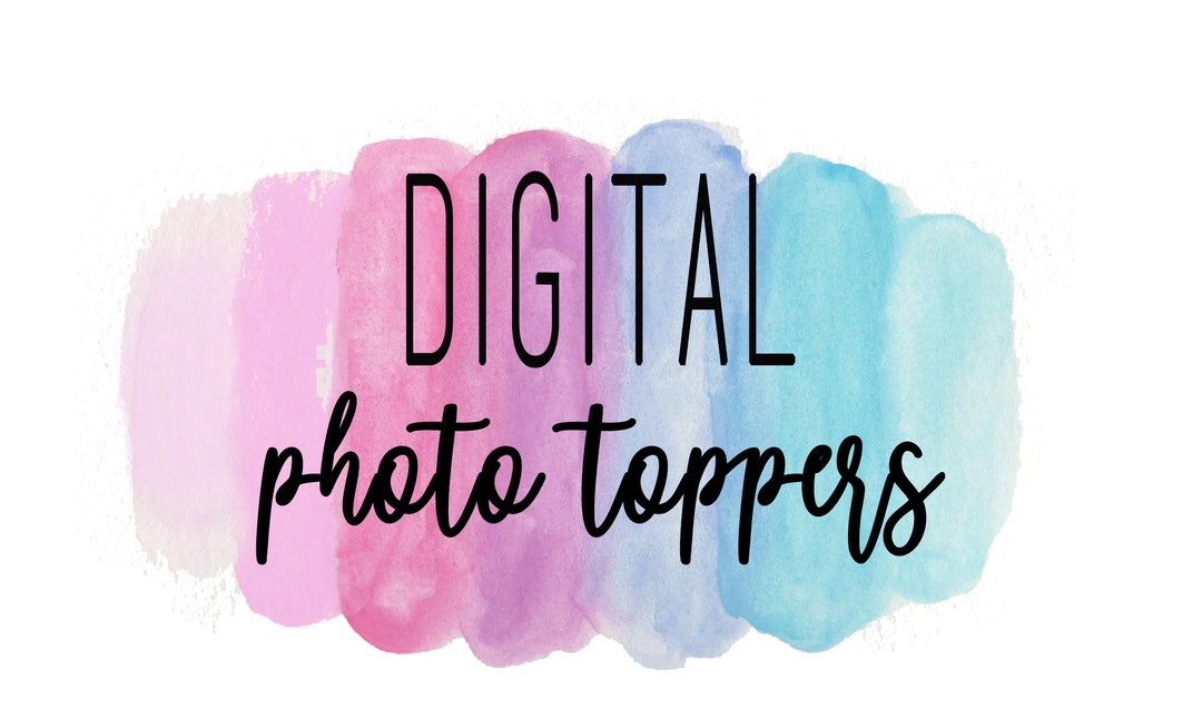 DIGITAL File for Cupcake Toppers - Etsy