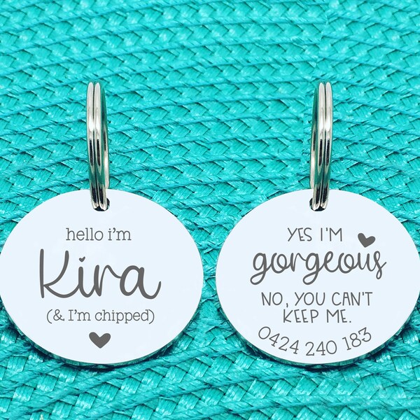 Funny Dog Tag - Etsy