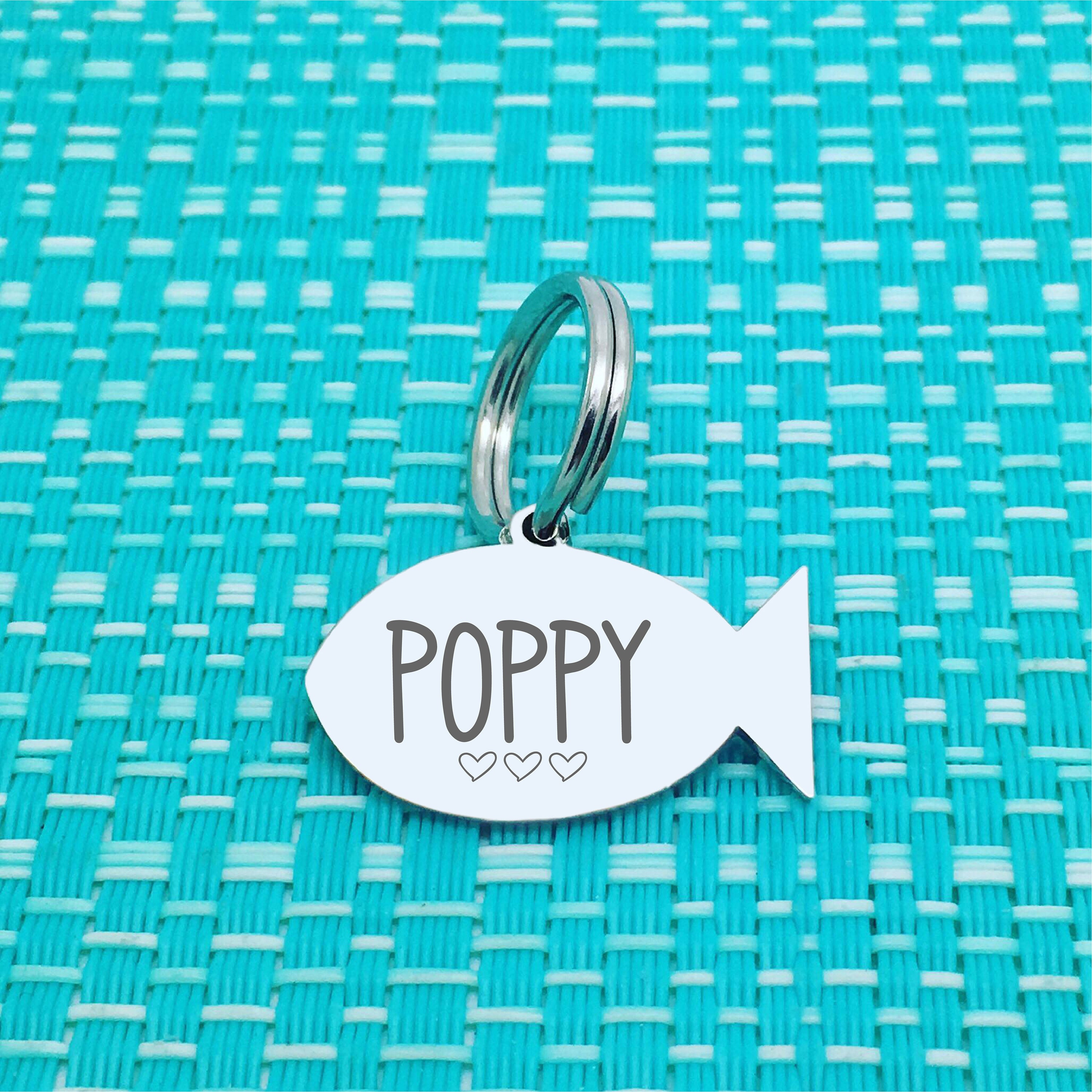 Cat ID Tag Personalized Cat Name Tag Engraved Cat ID Tag | Etsy