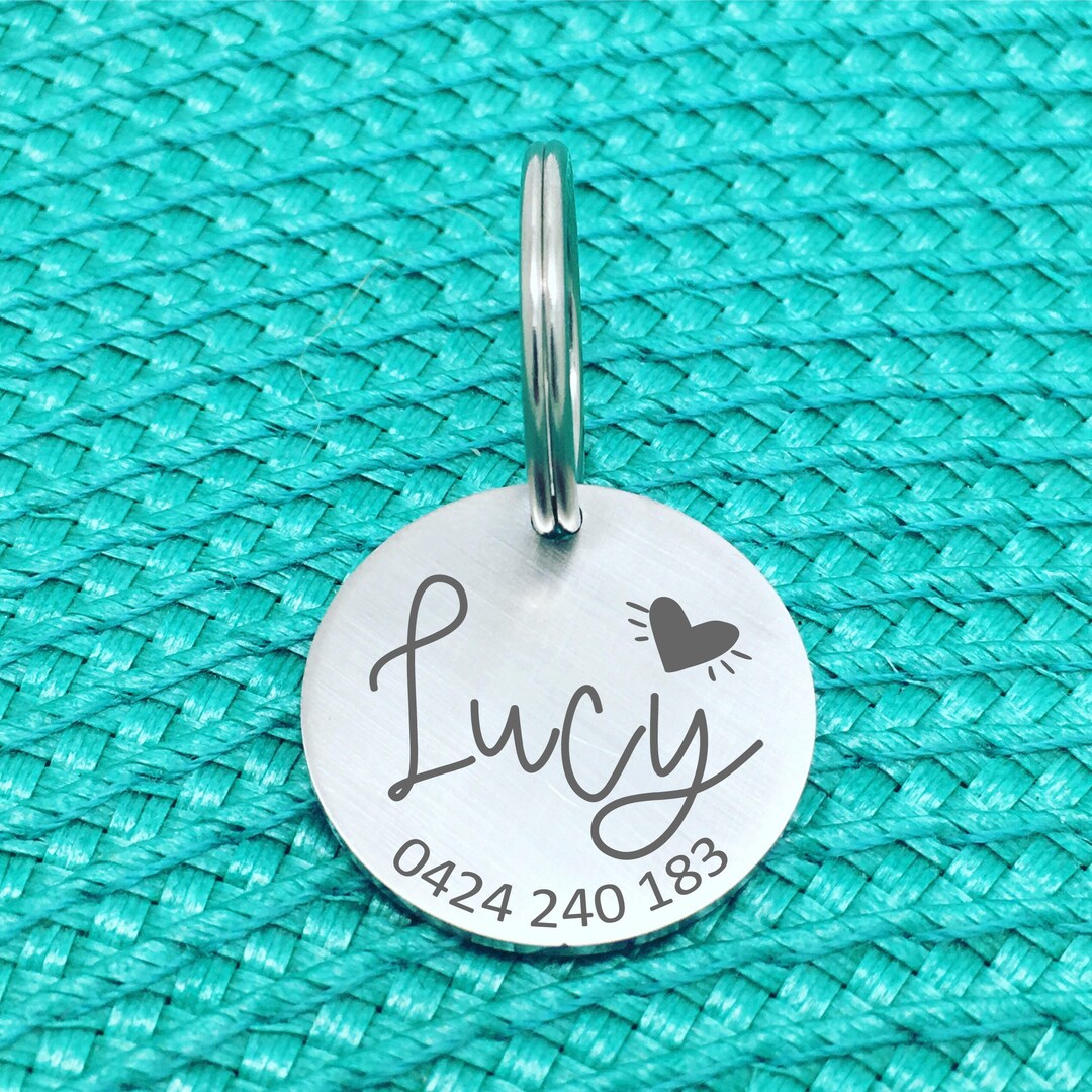 Personalized Dog Name Tag Cute Dog Tag Dog Collar Tag Dog - Etsy