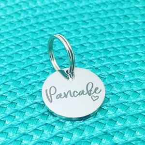 Cat Tag ID Tag Custom Cat Tag Personalized Cat Tag Cat Name Tag Cat ...