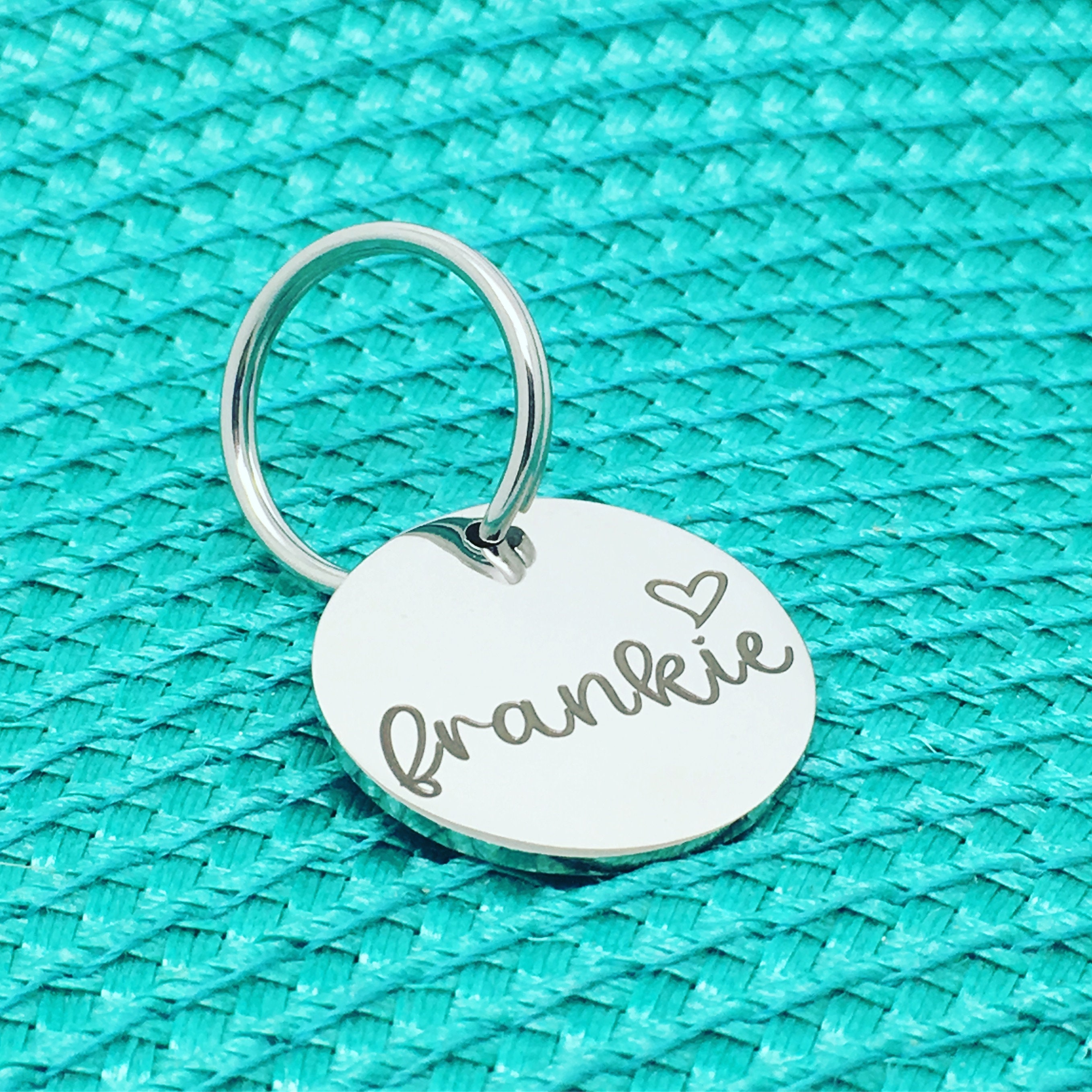 Personalized Dog Name Tag Cute Simple Dog Name Tag | Etsy Australia