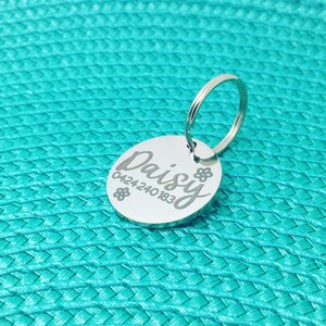 Daisy Dog Tag, Personalised Dog Tag, Personalized Dog Tag, Dog Tag, Pet ...