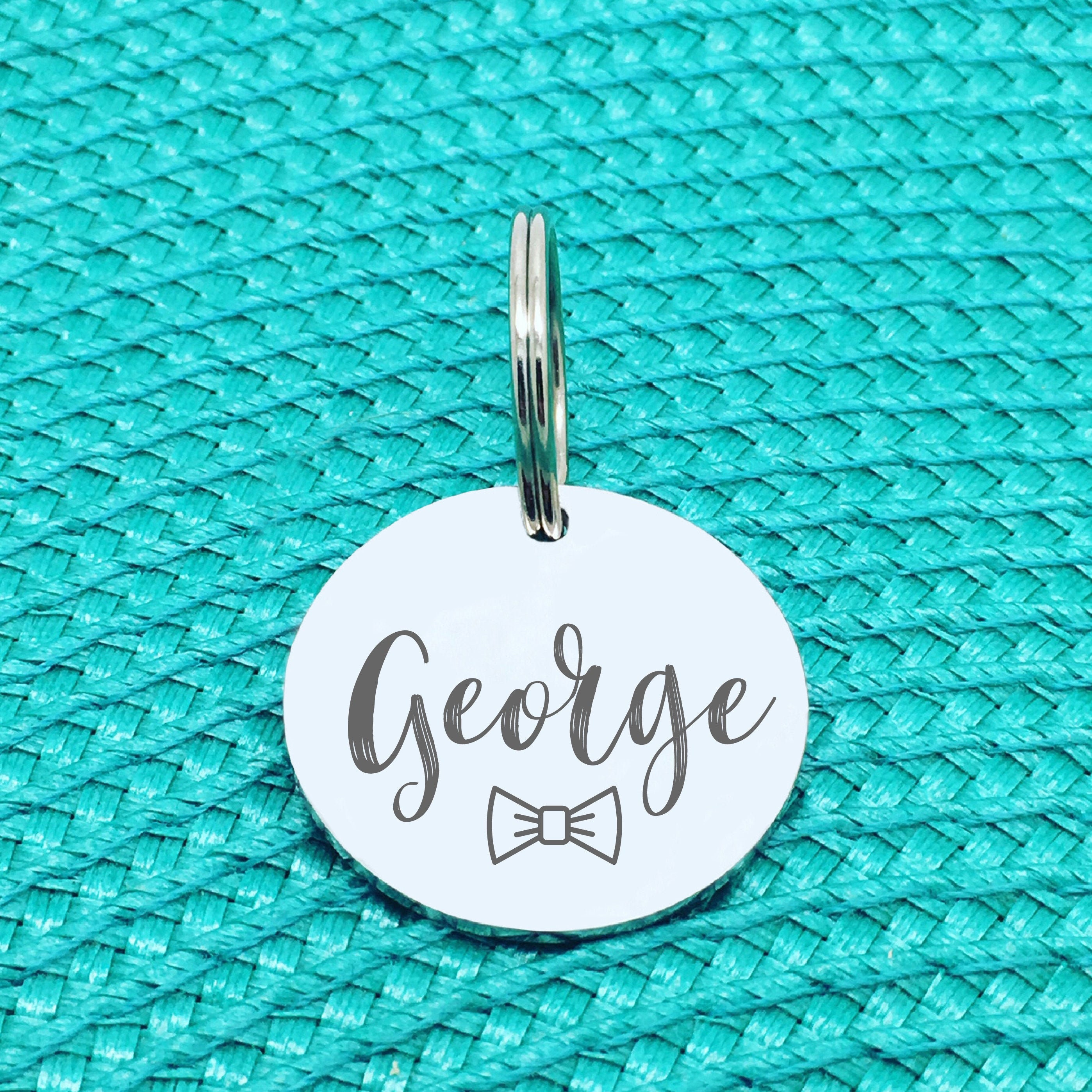 Cute Pet Dog Name Tag, Personalized Dog Collar Tag, Metal Pet Tag, Dog ...