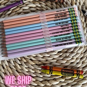 Affirmations Pencils- Motivational Pencils-gift Set- Back to School ...