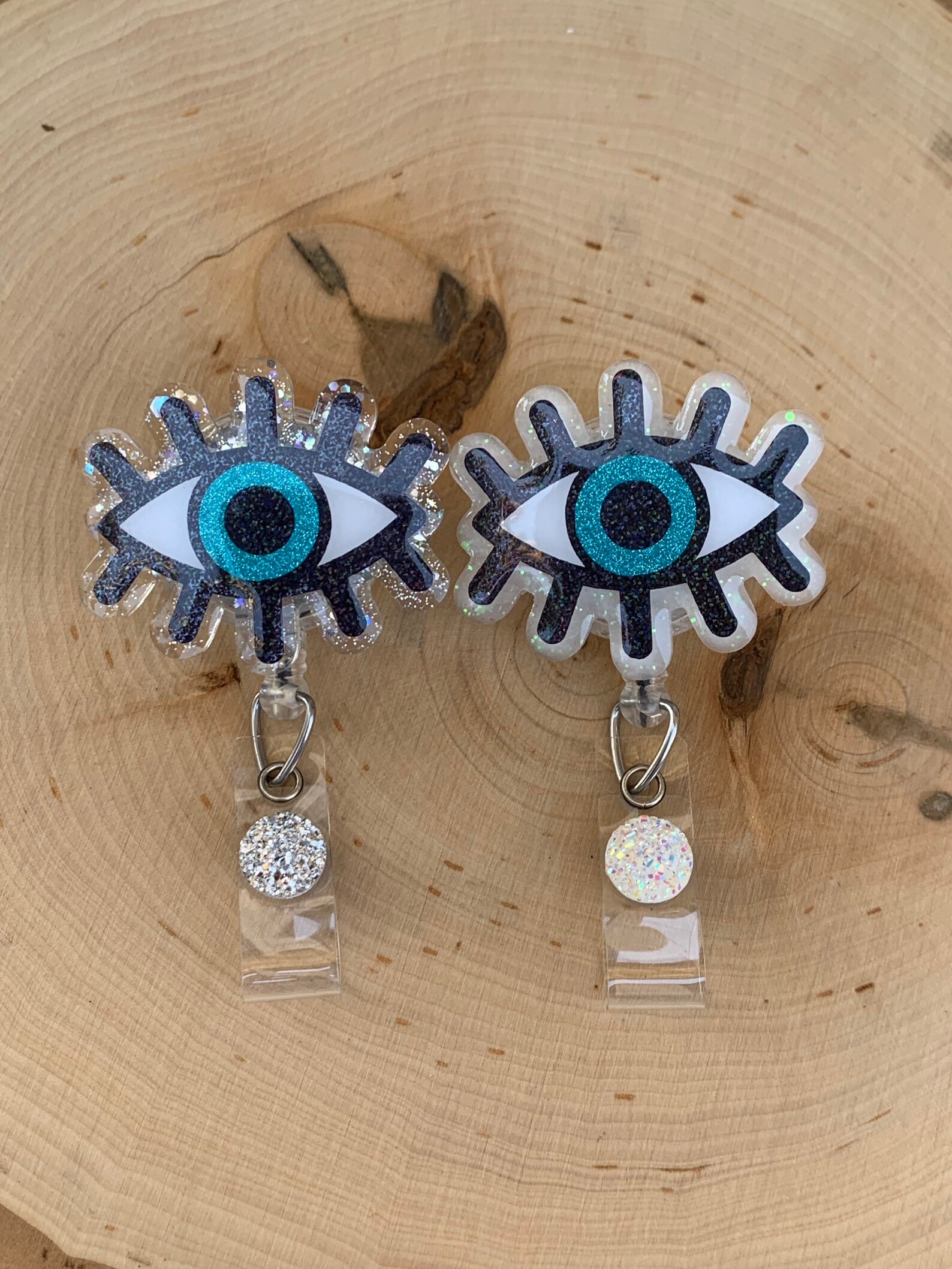 Evil Eye Badge Reel-cute Badge Reel Retractable Badge Reel - Etsy