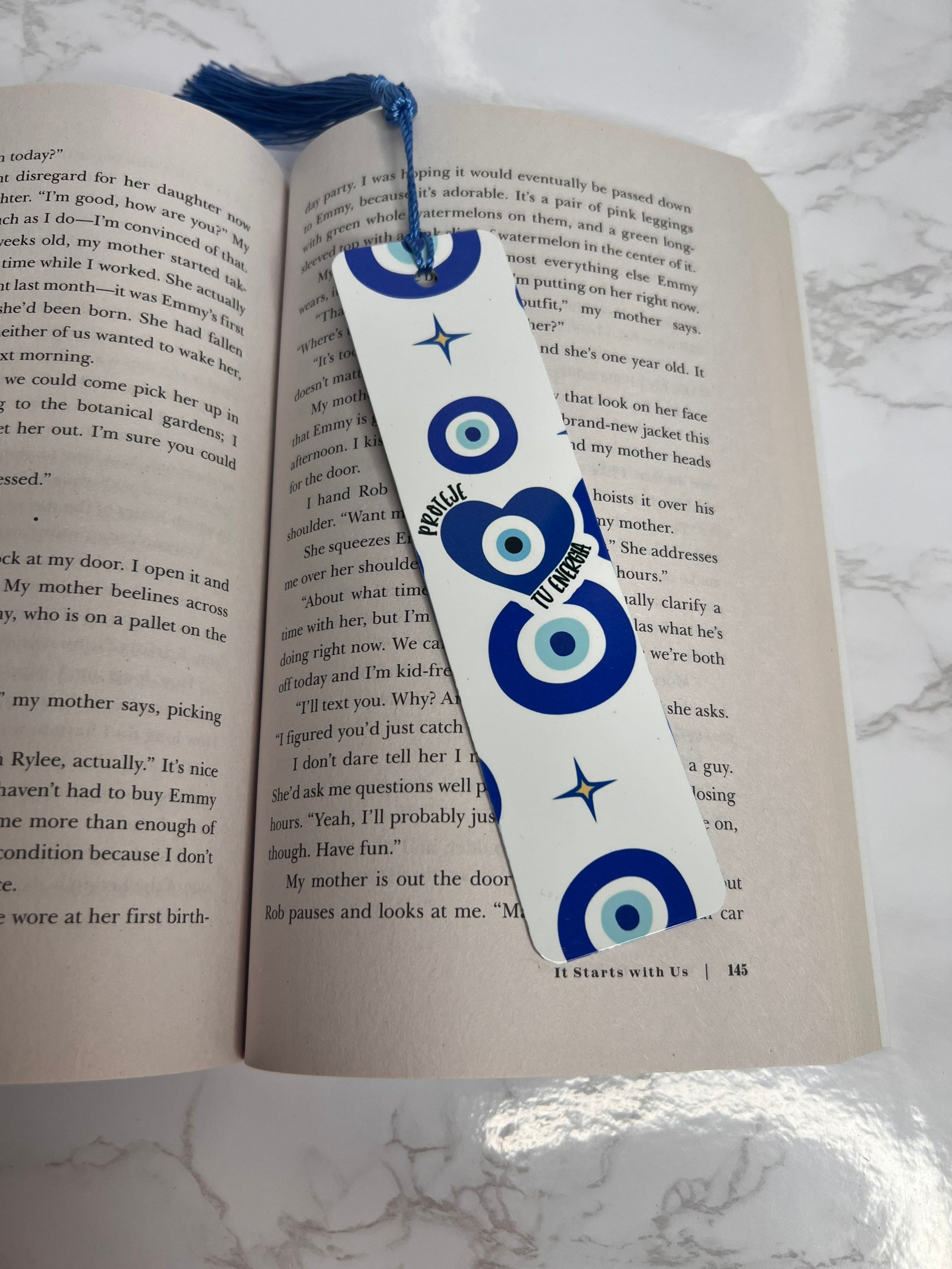 Evil Eye Bookmark Original Handmade Book Accessories Protect - Etsy