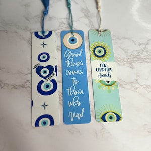 Evil Eye Bookmark Original Handmade Book Accessories Protect Your ...