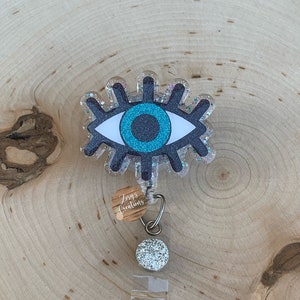 Evil Eye Badge Reel-cute Badge Reel Retractable Badge Reel - Etsy