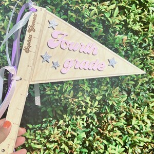 First Day of School Pennant Flag- Back to School Signs- Back to School ...