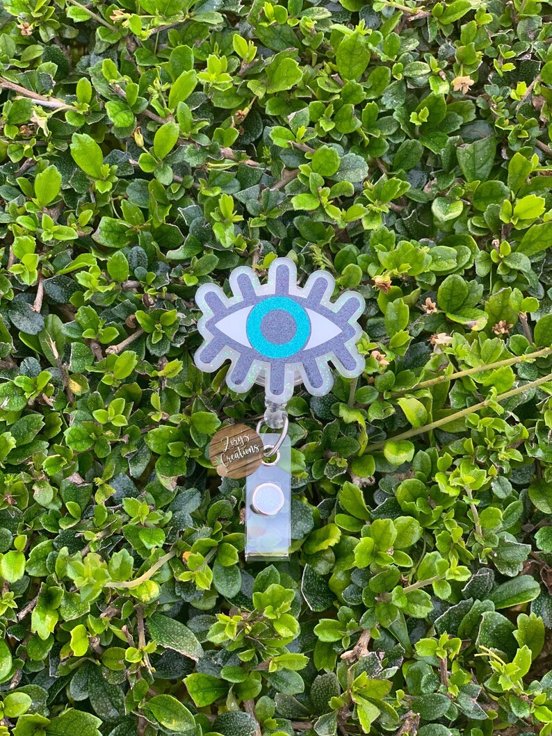 Evil Eye Badge Reel-cute Badge Reel Retractable Badge Reel - Etsy