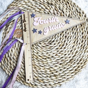 First Day of School Pennant Flag- Back to School Signs- Back to School ...