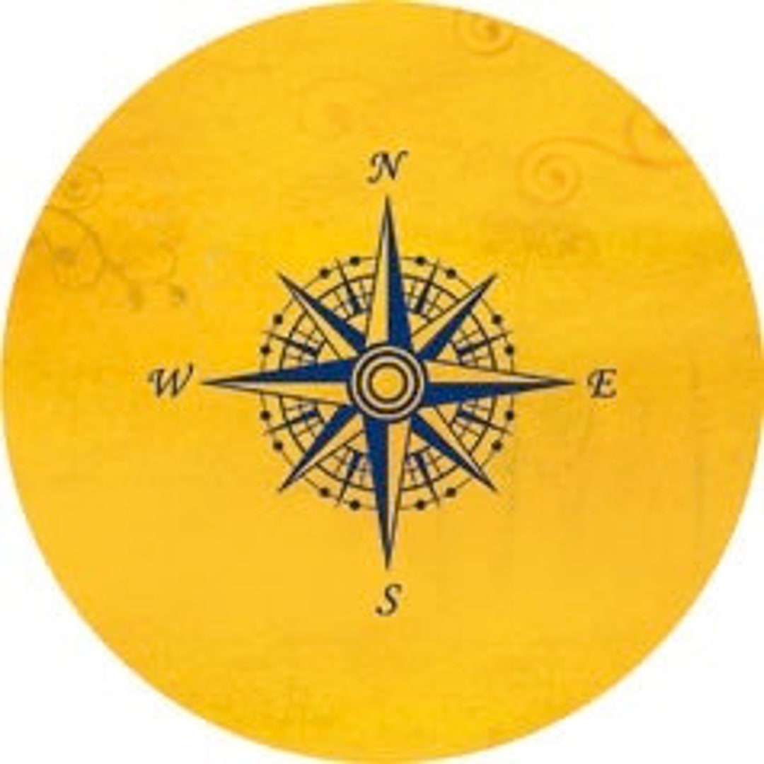 15 Compass Collage Cards - Etsy